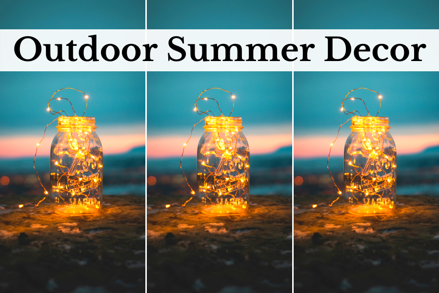 Chic Outdoor Summer Decor to Organize Your Space Now • Start with the Bed