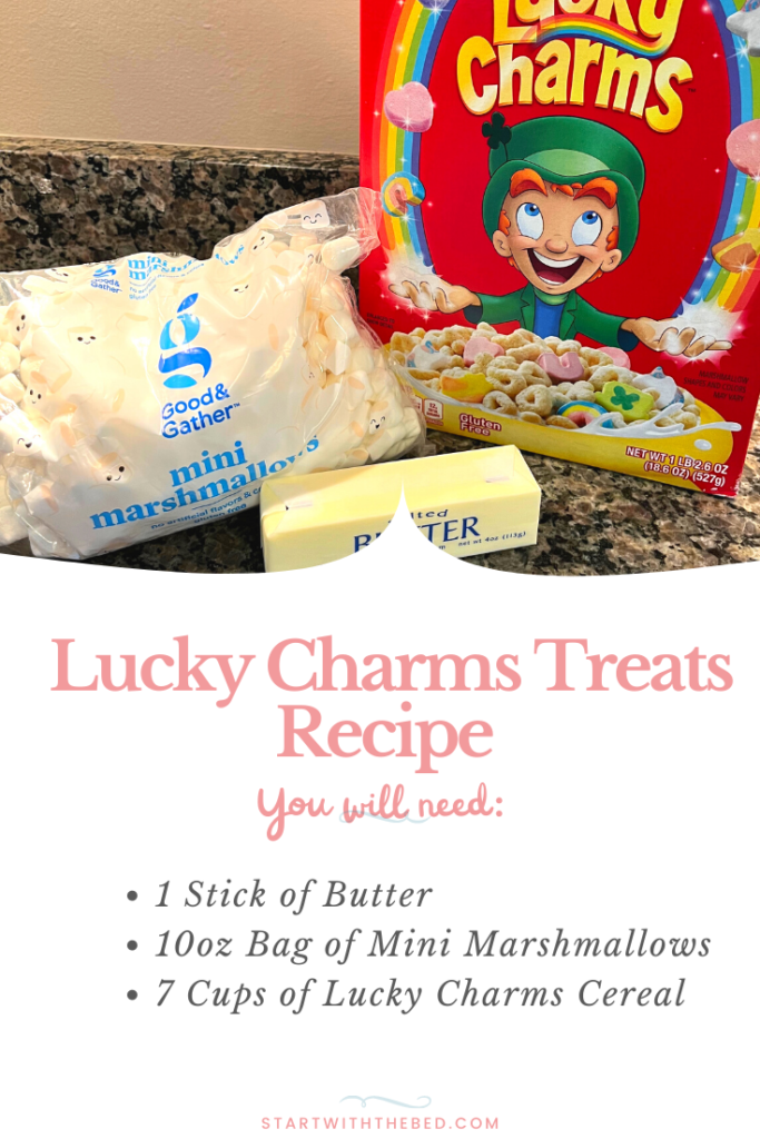 3 Ingredient Lucky Charms Treats Recipe | Kids Love Them • Start with ...