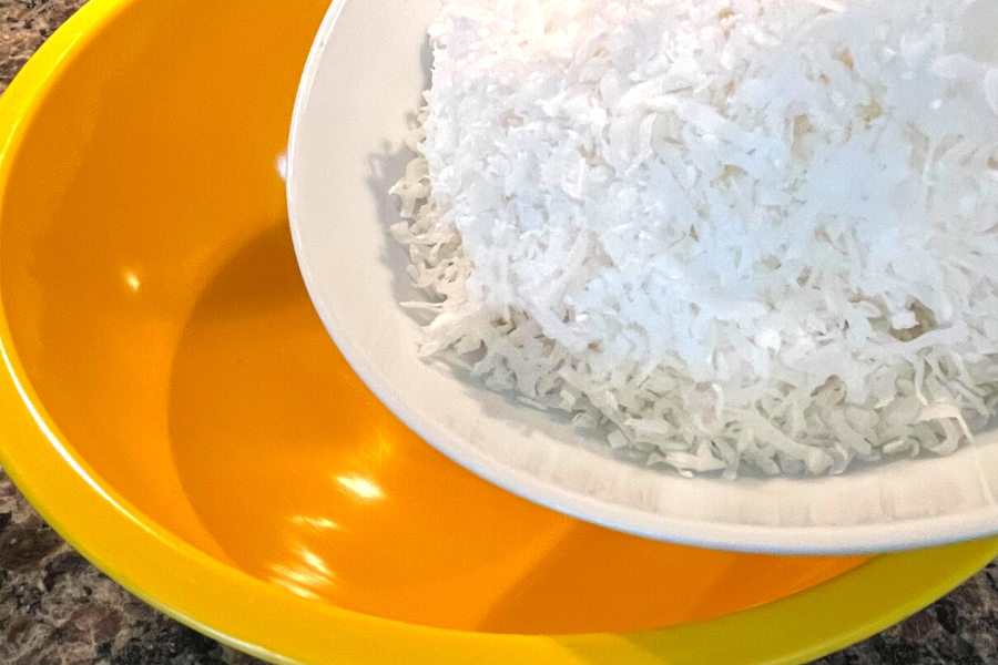 No Bake Coconut Bars | A Quick 3 Ingredient Recipe • Start with the Bed