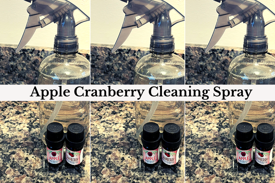 Easy Apple Cranberry Cleaning Spray for Kitchen & Bathroom • Start with ...