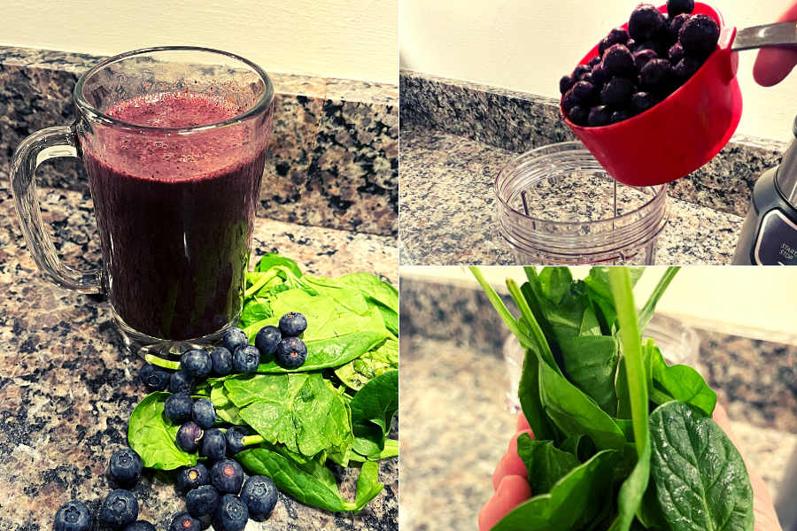 The Best Blue Zones Blueberry Smoothie • Start with the Bed