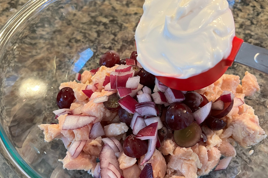 Simple Grape Chicken Salad | A Quick and Easy Recipe • Start with the Bed