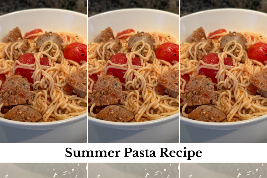 The Best Summer Pasta Recipe | Light & Delicious • Start with the Bed