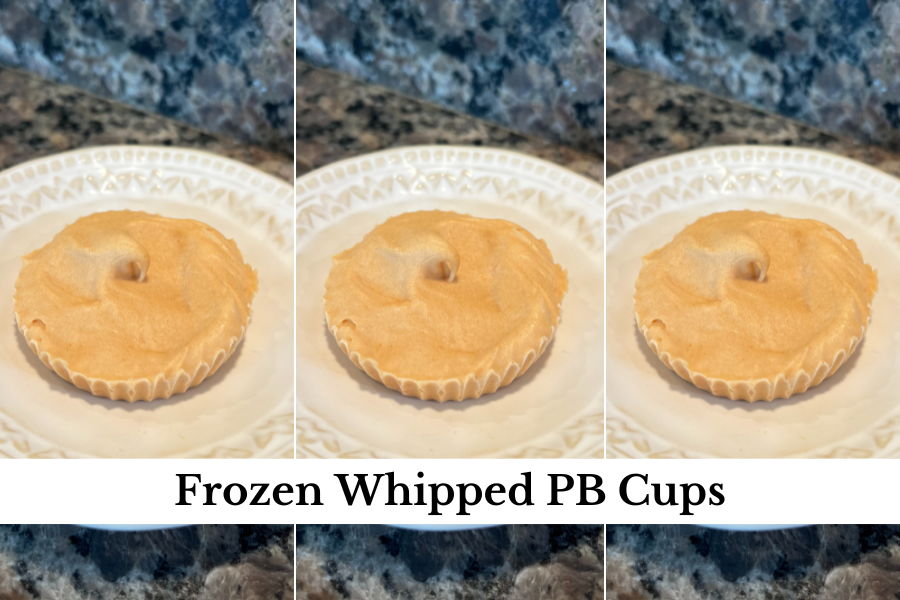 Frozen Whipped PB Cups | The Best 2 Ingredient Treat • Start with the Bed