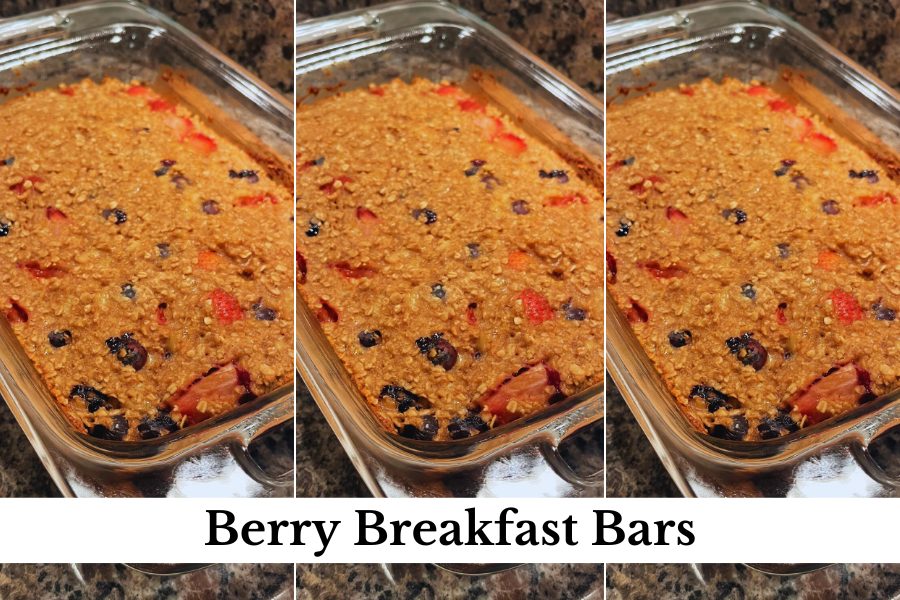 Berry Breakfast Bars | A Great Start to Your Day • Start with the Bed